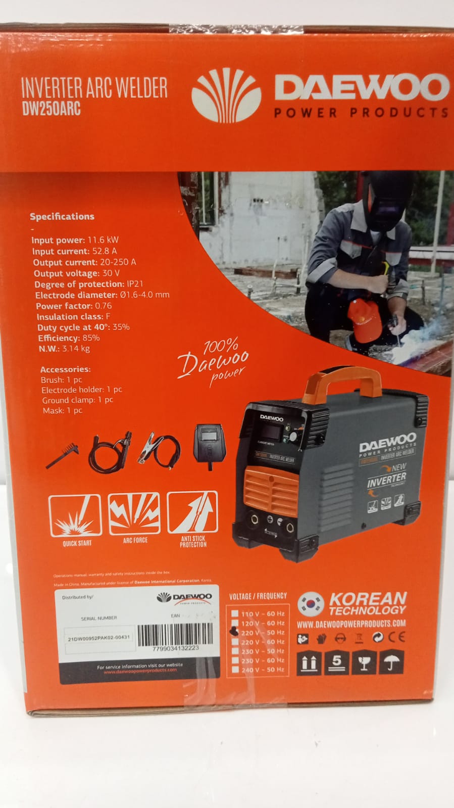 Daewoo Welding Plant 250 AMP – Hami Hardware Store